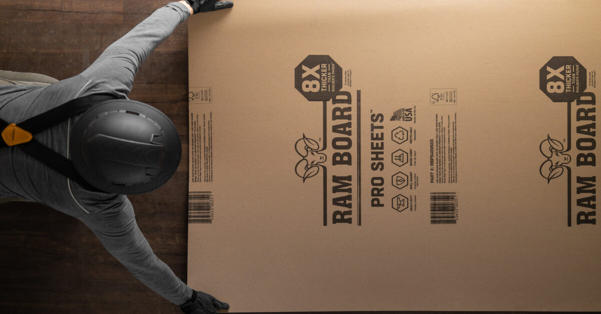 Floor Protection Sheets | Ram Board Pro Sheets®