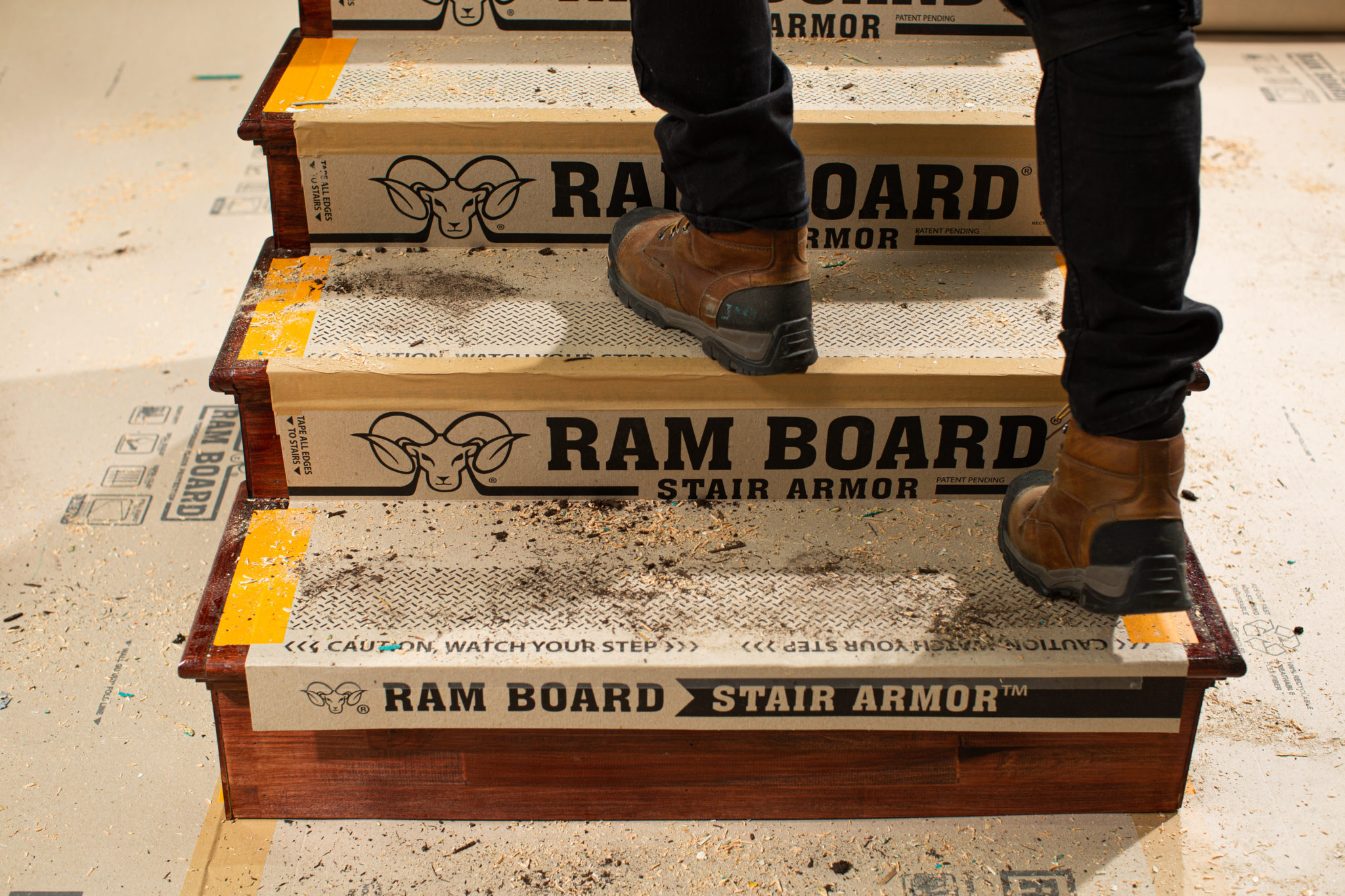 Stair Protection During Construction | Ram Board®